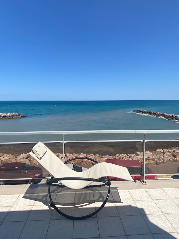 Spacieux Duplex Climatisé Vue à 270° Sur La Mer - Sainte-Marie-la-Mer