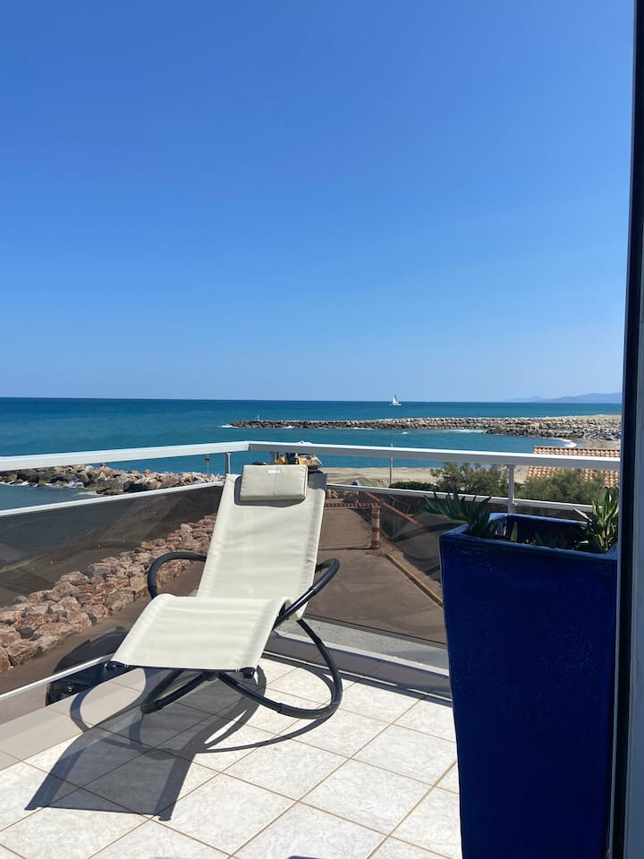 Duplex Labellisé 4 éToiles Vue à 270° Sur La Mer - Sainte-Marie-la-Mer