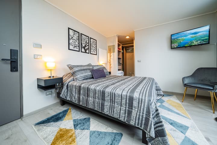 Moderno 1d |Wifi| Walking Closet| Gym Y Sala Común - Independencia