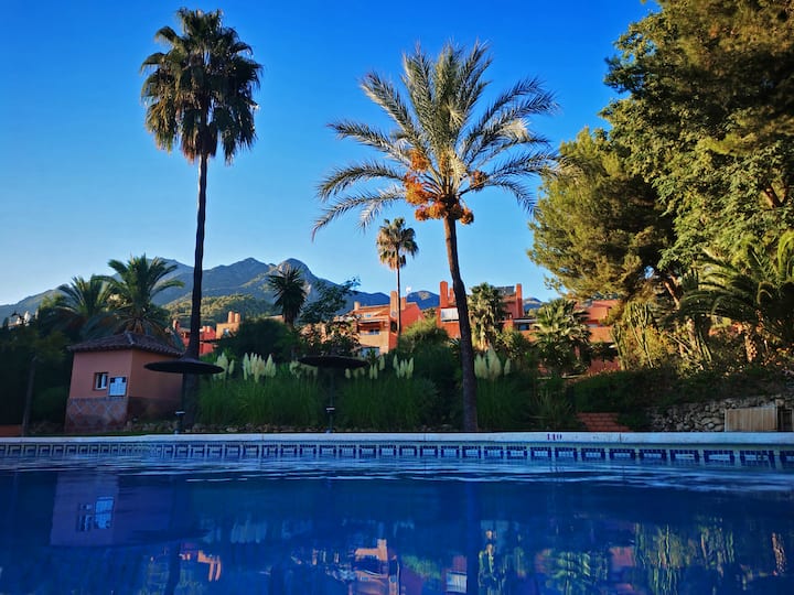 Sea View Terrace | Pool | 1gb Wifi | 8 Mins Beach - Marbella