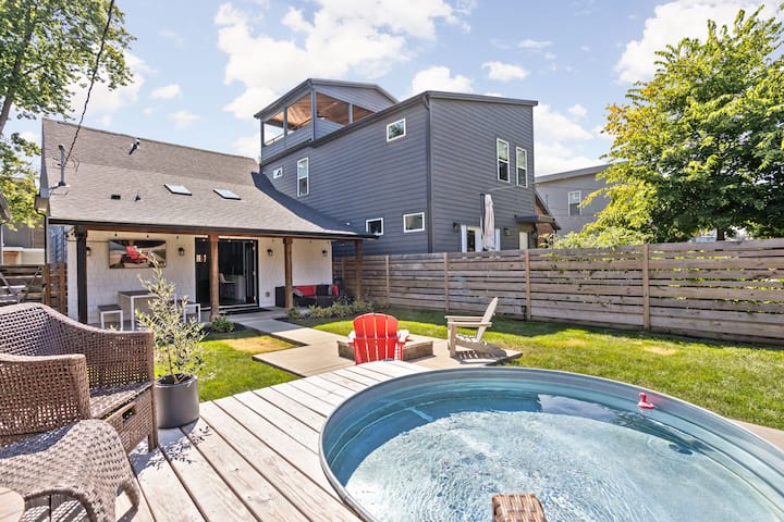 Fountain Sq| Firepit & Gaming| 10 Min To City! - Irvington Historic District, IN