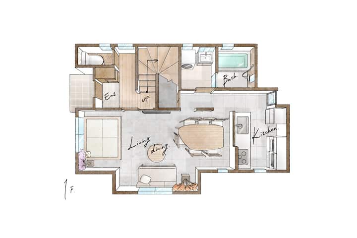 1minwalk Sta/unesco_area Newrenovated/3br/2parking - Fujinomiya