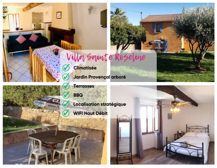 Villa Sainte Roseline –A/c •Provençal Garden •Bbq• - Draguignan