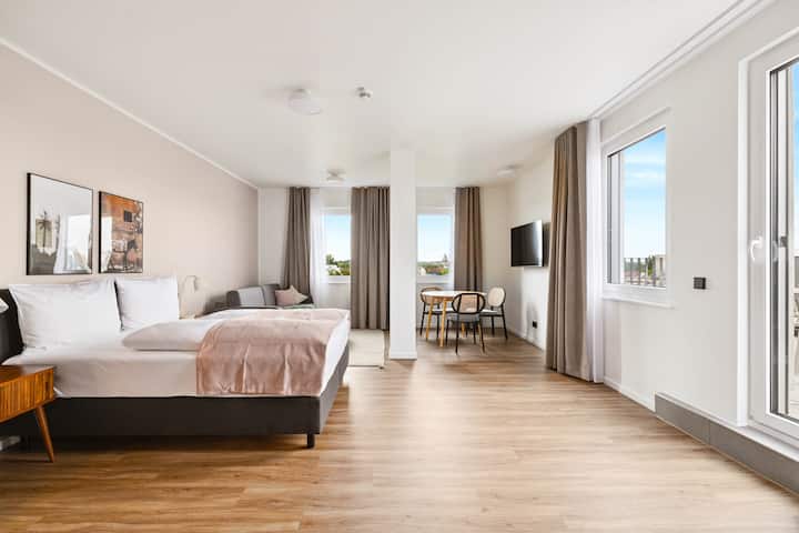 Bochum Kortumstr |Comfort Suite +Sofa Bed &Balcony - 보훔