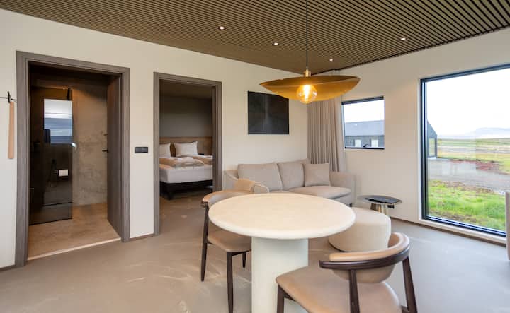 Torfa Lodge 1 - Boutique Cabin - Private Hot Tub - Iceland