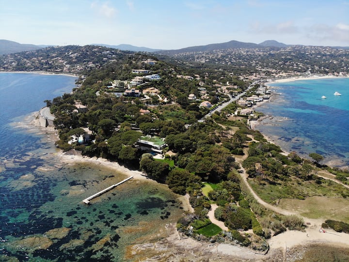 Deux Villas Pied Dans L'eau - Golfe De St Tropez - Sainte-Maxime