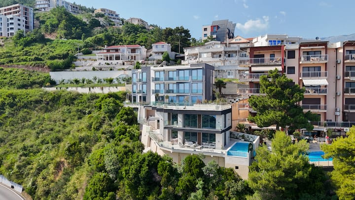 Adriatic Dream Sea View Villa W/ Pool & Sauna - Budva