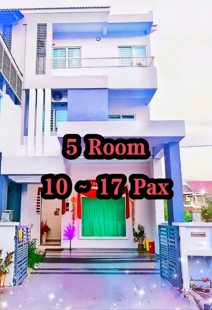 Karaoke & Movie, 3-storey, 5 Room + 4 Bath - Perai