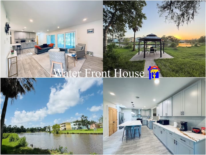 Waterfront Vacation Retreat With Gazebo Fishing - Kemah, TX