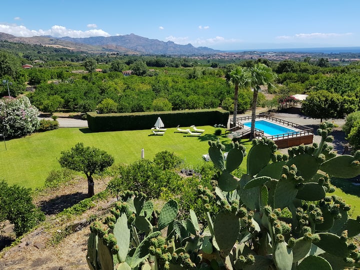 Sicilian Farmhouse With Private Terrace & Seaview - Sicile