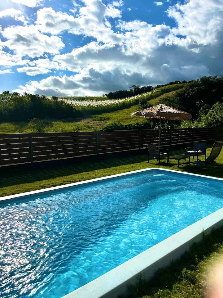 Hébergement Cosy Avec Terrasse&piscine-petite-île - La Réunion