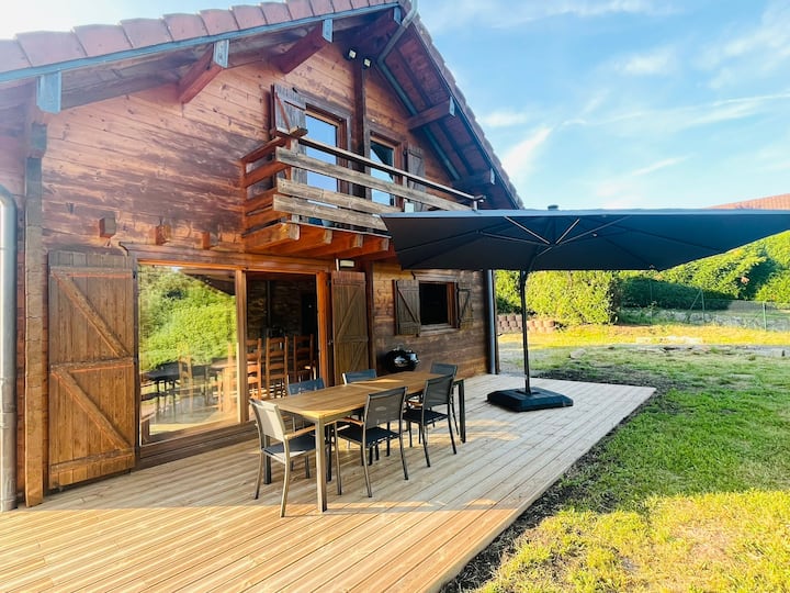 Chalet Calme Avec Terrasse Jardin Et Bain Nordique - Belfort