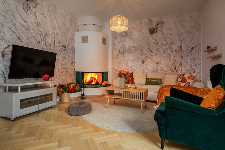 Cosy 3-br House 30 Min To Centre, Garden Fireplace - Warsaw