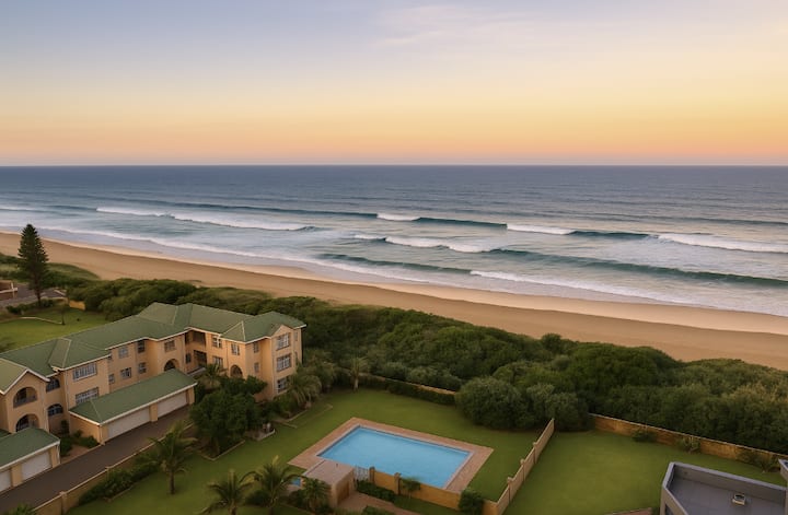 Kingsburgh Beachfront Flat W/ Pool + Wifi & Grill - Amanzimtoti