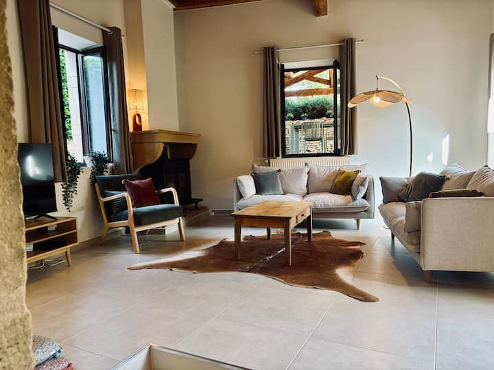 Maison De Charme, Piscine Chauffée, Sauna - Villefranche-sur-Saône