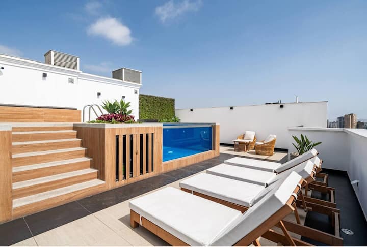 Luxury Apartment In San Isidro | Rooftop And Pool! - Pérou
