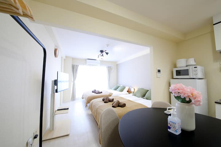 すすきの駅まで3駅｜大通駅まで4駅｜最寄り駅まで徒歩6分｜wi-fi完備｜302 - Sapporo