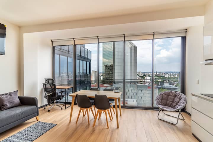 Modern Apartment With A View - Guadalajara