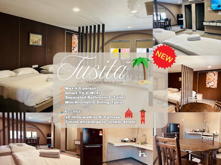 Stylish | Modern Room For 4-6 | City View | Tusita - Malacca