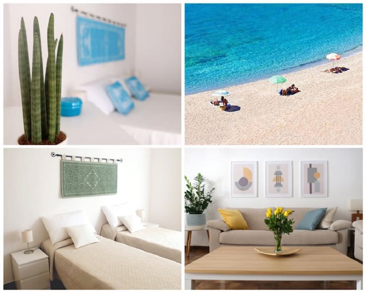 "Garden Costa"  3 Br Apartment Just 100 Mt Beach - Alghero