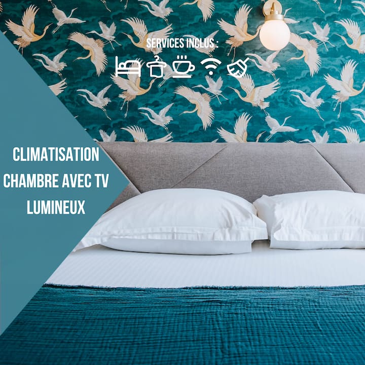 Le Refuge De Jules •Proche Hopital •Parking •Clim - Châteauroux