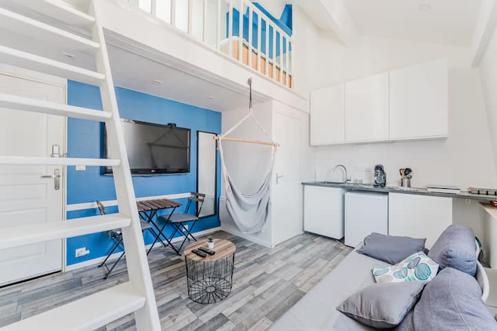 Studio 6 - Très Lumineux, 5min De La Gare + Wifi - Lens