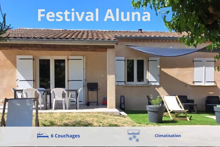 Nouveau ! Villa 3 Ch Clim & Jardin Proche Aluna - Vallon-Pont-d'Arc