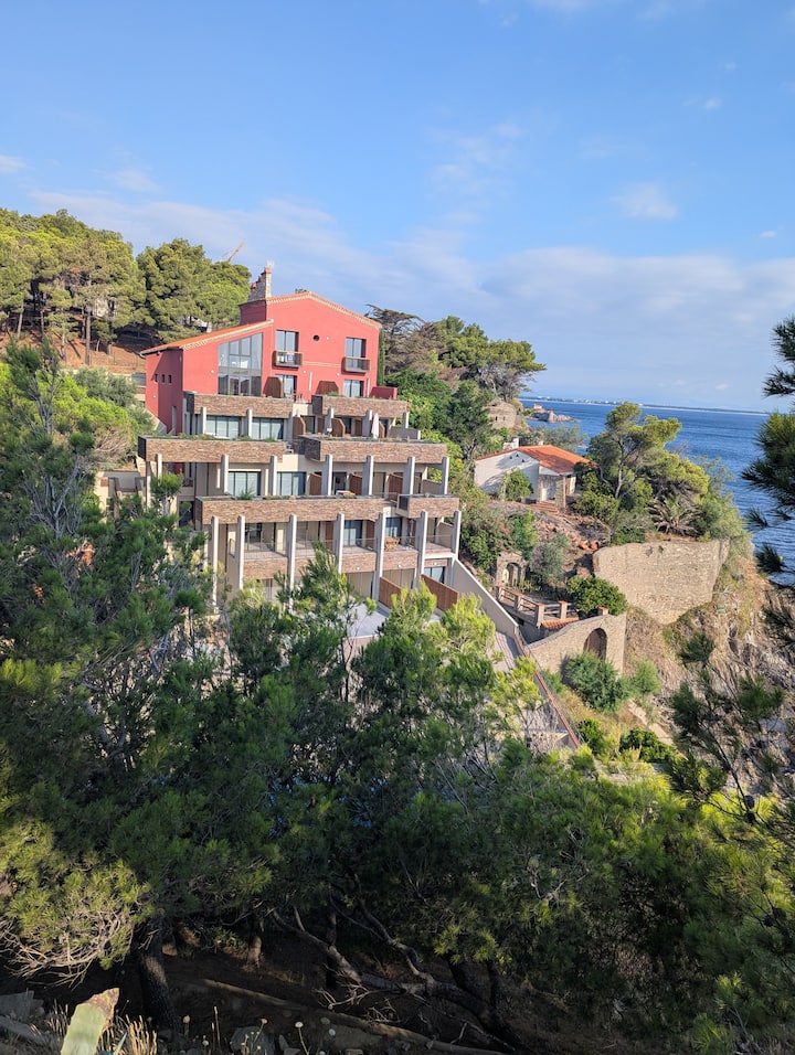 Exceptionnel-f2 Dans Hotel Renove/piscine, Criques - Collioure