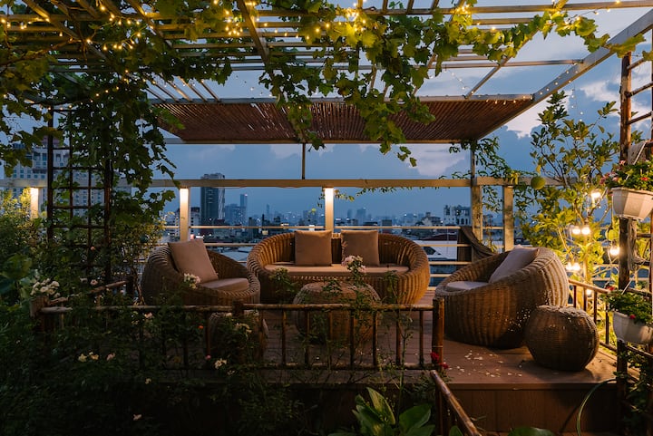 Rooftop Redriver View|2brs|lift|10’ To Oldquarter - Hanoï