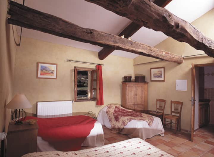 La Fontaine Chambre 4 Personnes - Rustrel