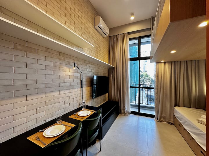 Brooklin | Novo, Wifi, Metro, Piscina, Parcele 6x - Brazil