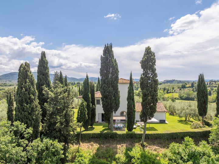 Elegant Florence Villa, Panoramic View And Pool - Florencia