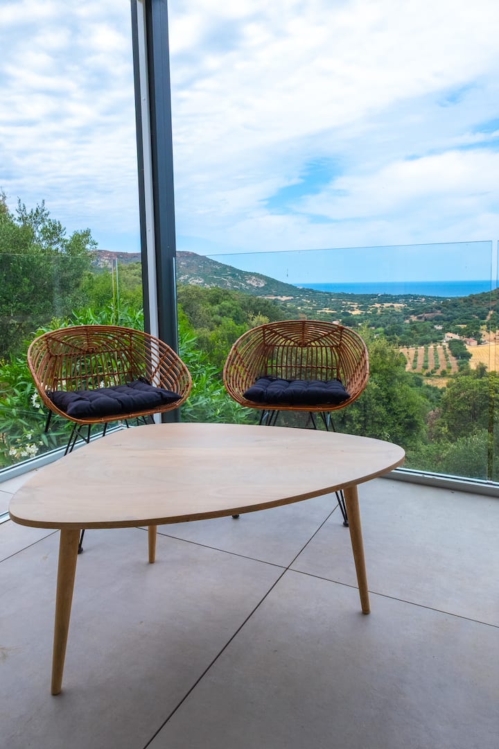 Villa Avec 3 Suites Parentales Vue Mer - Lumio