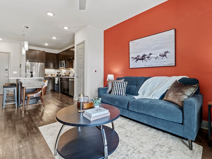 King Suite+top Floor View+full Kitchen+desk+ Gym - Frisco, TX