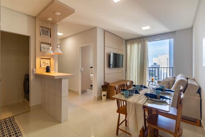 Apto Mar | Lux Flamboyant | 6x Sem Juros - Goiânia