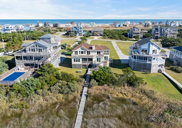 Waterfront Paradise Sound/ocean Views Hot Tub Pet+ - Rodanthe, NC