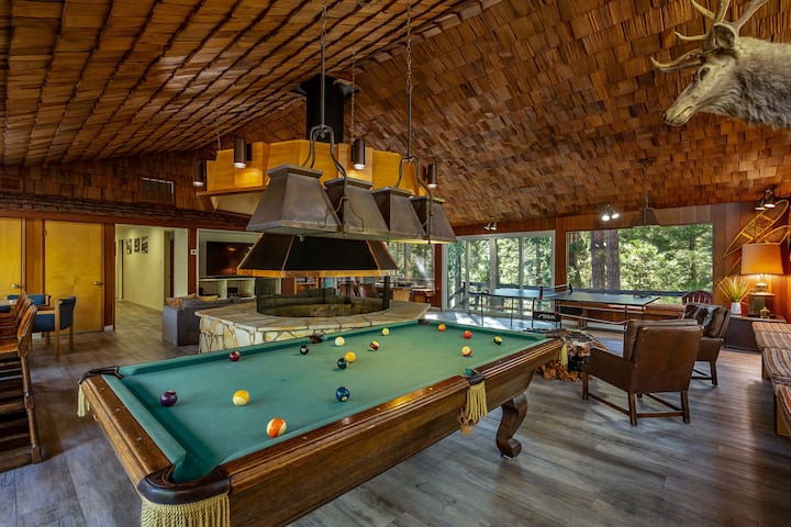Camp Nelson Chalet | Game Room | Spacious |Hot Tub - Camp Nelson, CA
