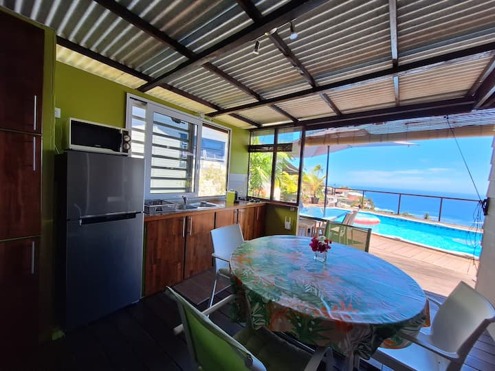 Cozy Bungalow Vue Exceptionnelle - French Polynesia