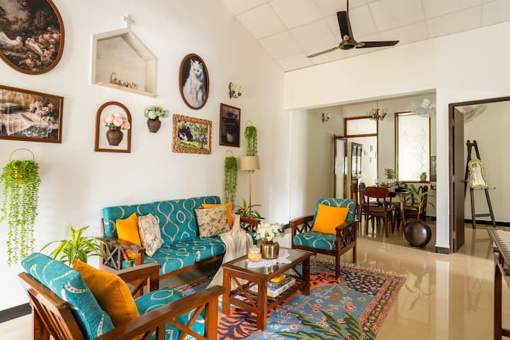 Peaceful 3bhk Pvt Pool Villa Near Anjuna Beach. - Anjuna