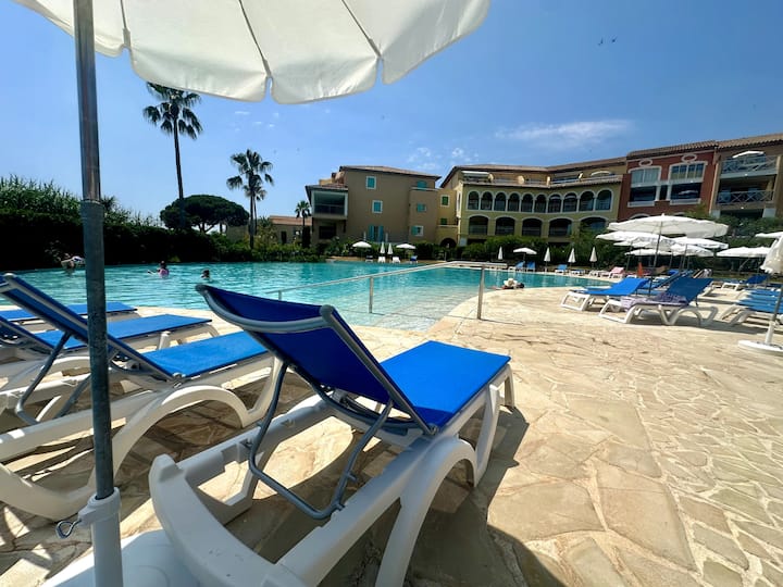 Apt T2-classé 2*clim 200mde La Mer,piscine,parking - Les Issambres