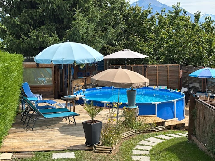 Maison Chaleureuse + Piscine - La Roche-sur-Foron