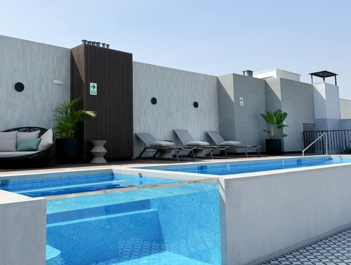 Increíble Apart In Miraflores | Wifi | Queen Bed - Lima