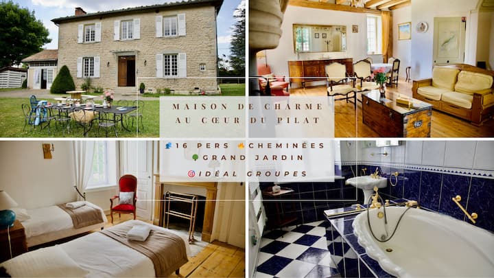 Parenthèse Enchantée Dans Le Pilat – Gîte 12 Pers. - Saint-Chamond