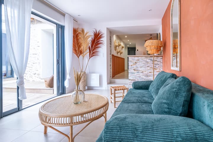 Maison - Spa - Parking - Jardin - 7p - Vertou