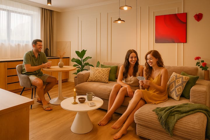 Chic 1br W/ Office | Calm, Cool & Connected - Cluj-Napoca