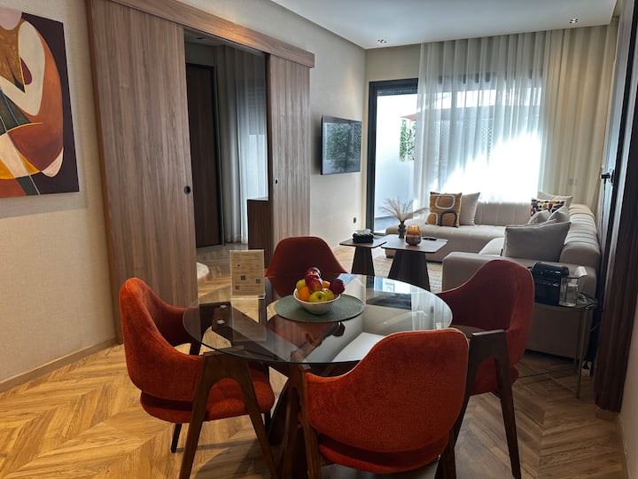 H Suites: Elegant T2-50m²-city Center-ac-wifi-tram - Casablanca