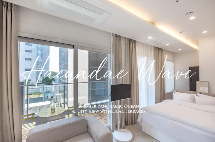 [신축 오픈 이벤트]  / 풀옵션 /해운대웨이브/더블 테라스/ - Busan