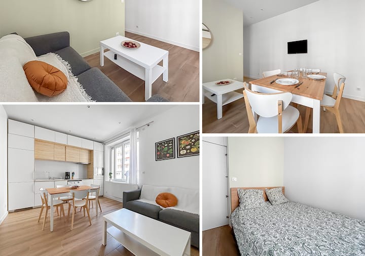 Lumineux T2 à Grenoble, Calme Et Confortable - Grenoble