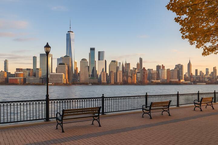 King Bed Retreat | Near Nyc + Free Parking - Jersey City, NJ
