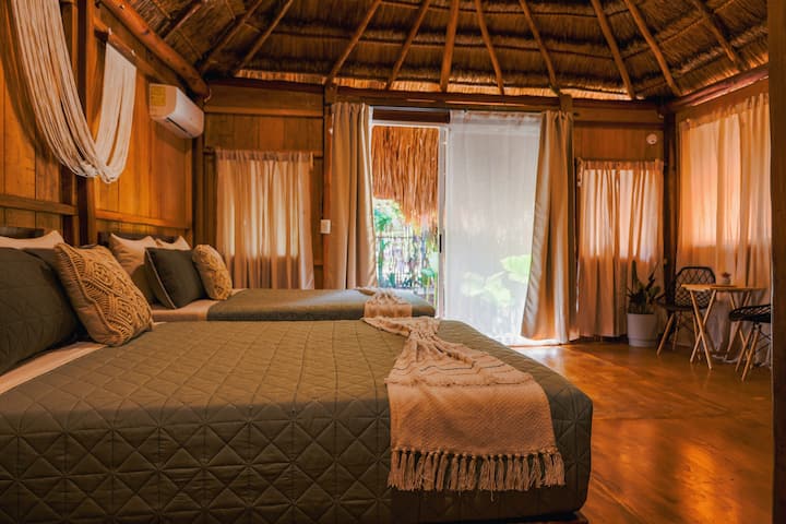 Bolontikú Ka'a: Cabaña Privada En El Centro - Bacalar